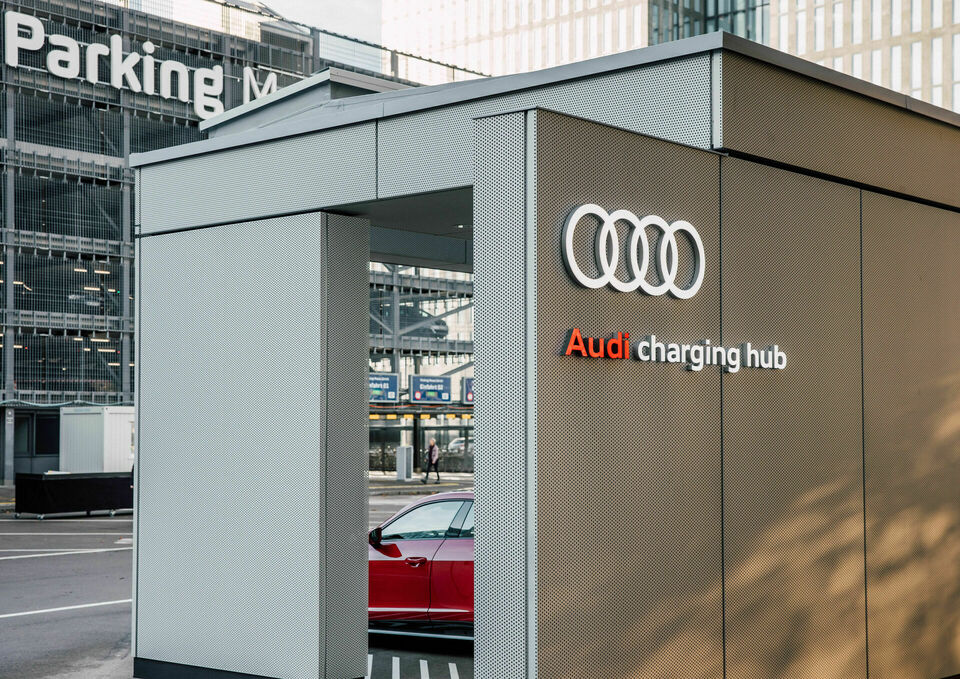 Electrifying opening for the first Audi charging hub in Zurich | Audi ...
