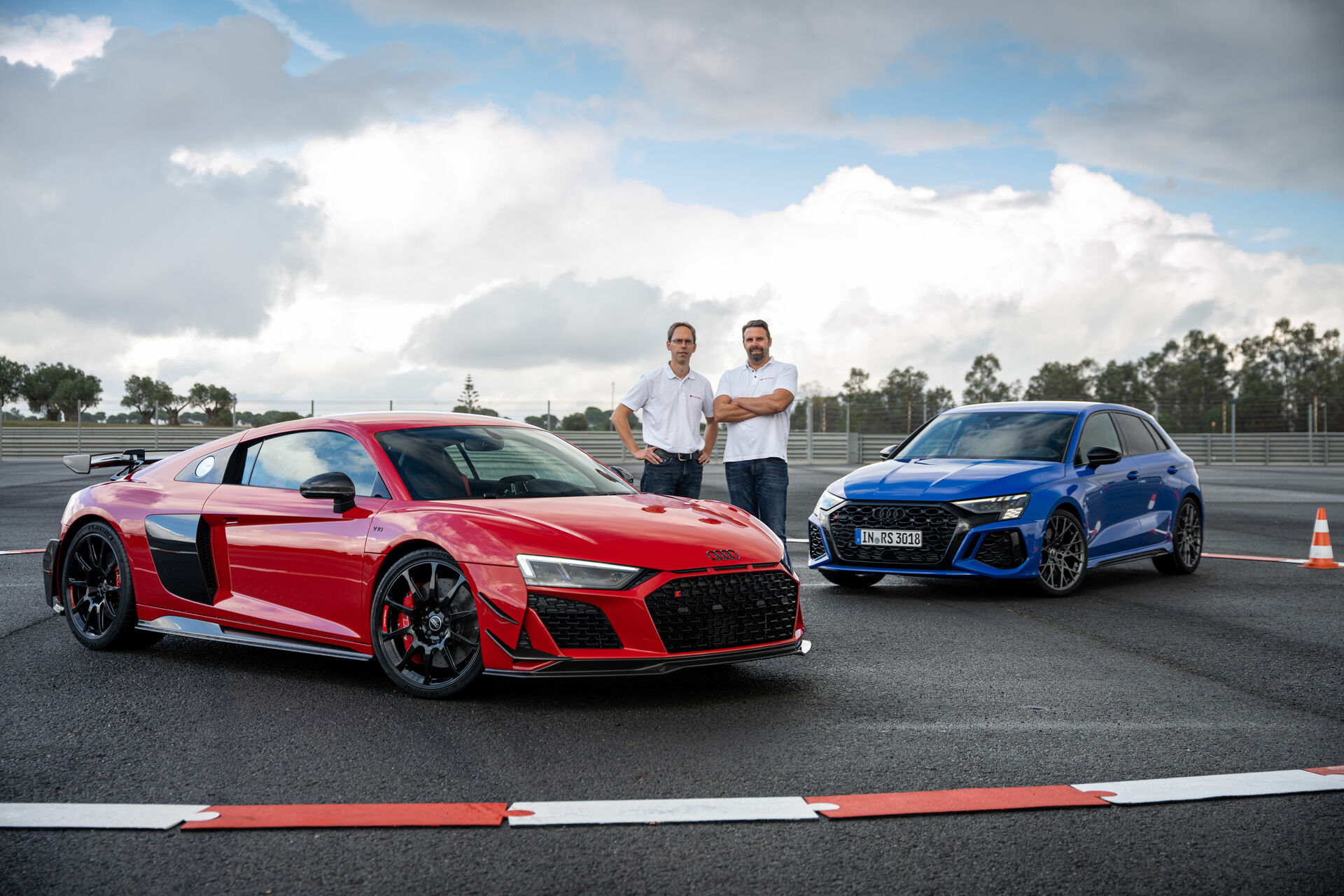 Roland Waschkau, chassis development Audi R8, und Meic Diessner ...