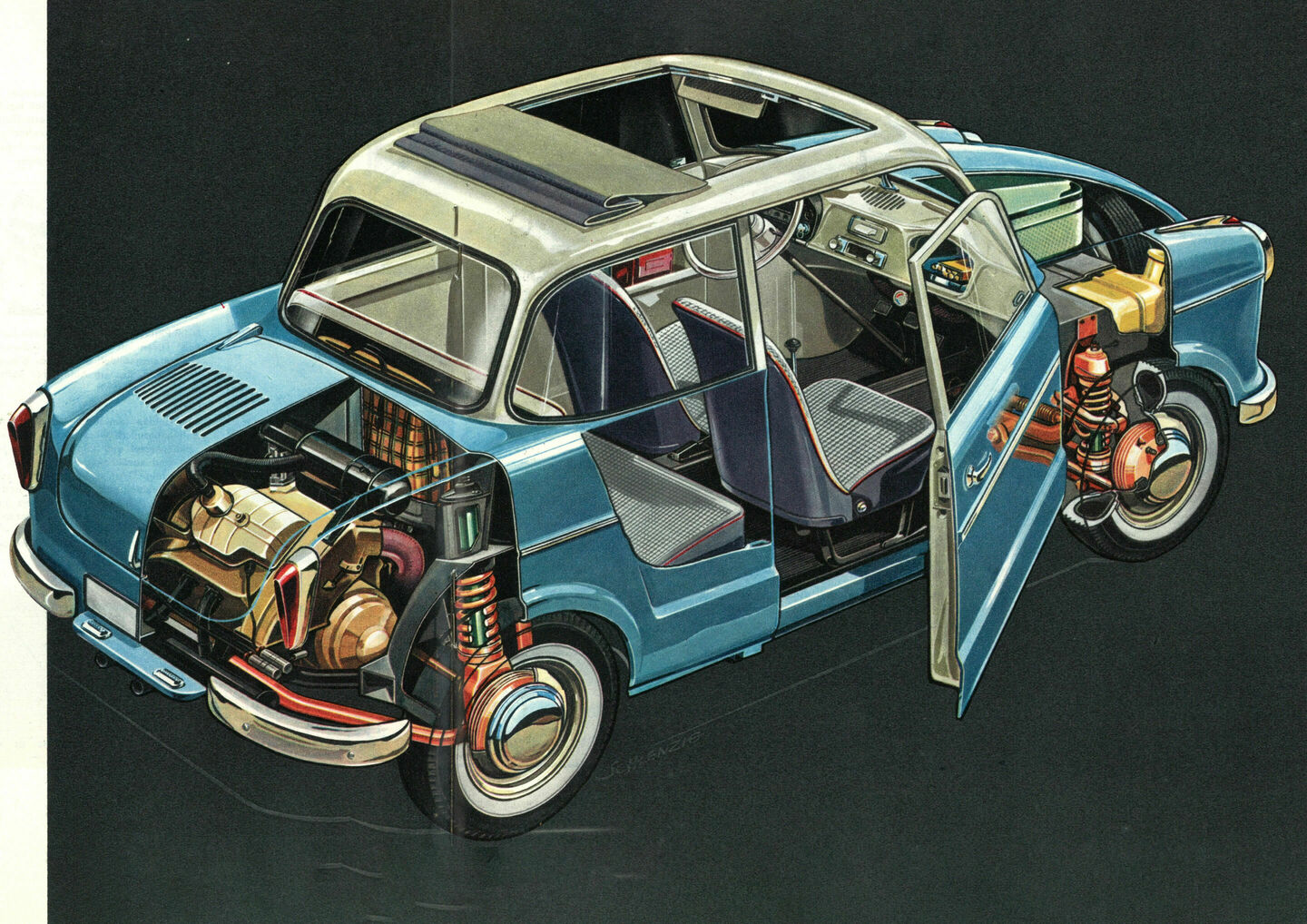 A look inside the NSU Prinz | Photo | Audi MediaCenter