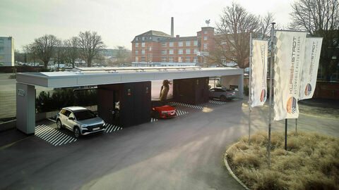 Audi charging hub Frankfurt | Photo | Audi MediaCenter