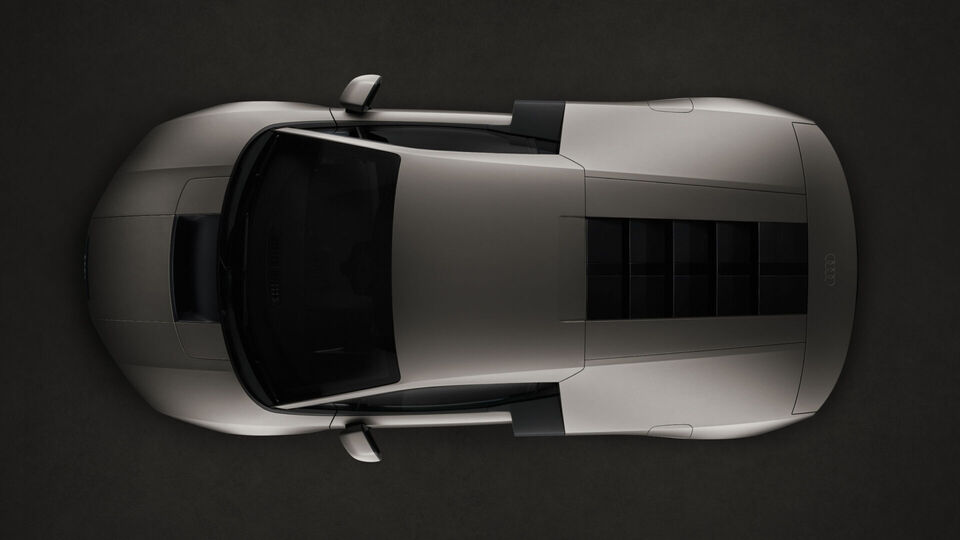 Audi presents its first supercar with a high-performance hybrid ...