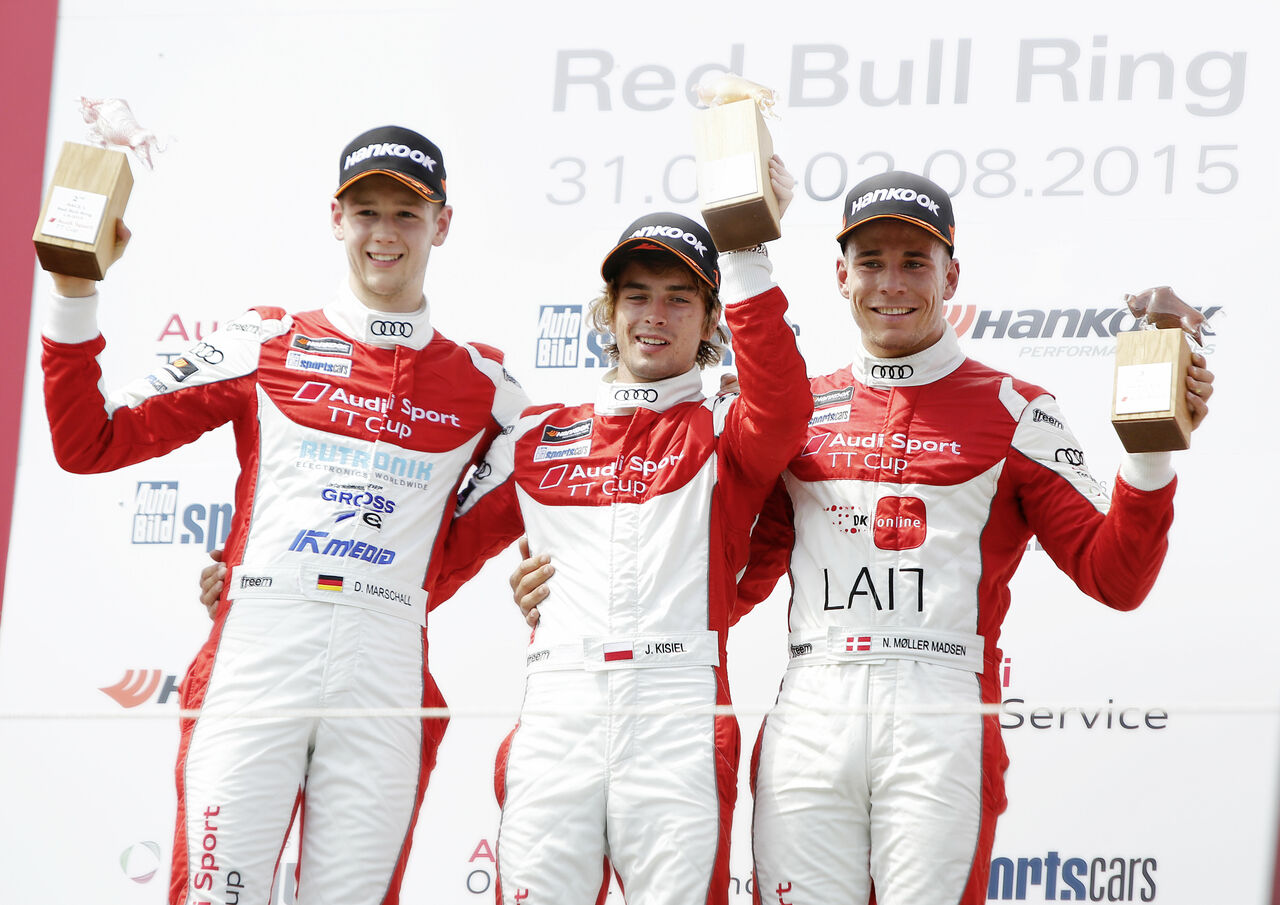 Three-way battle for championship in the Audi Sport TT Cup season ...