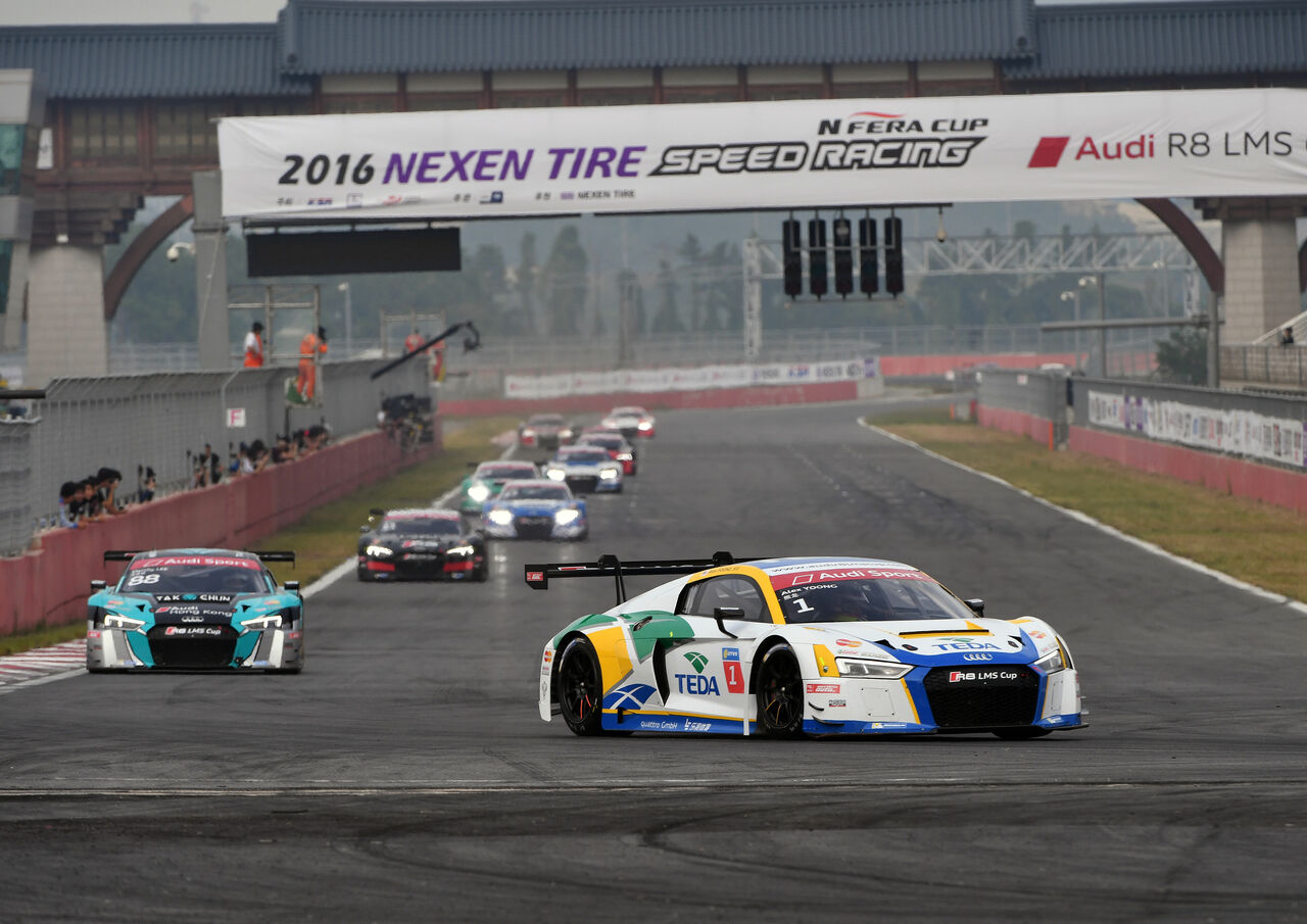 Audi R8 LMS Cup: Marchy Lee and Alex Yoong win in Korea | Audi MediaCenter