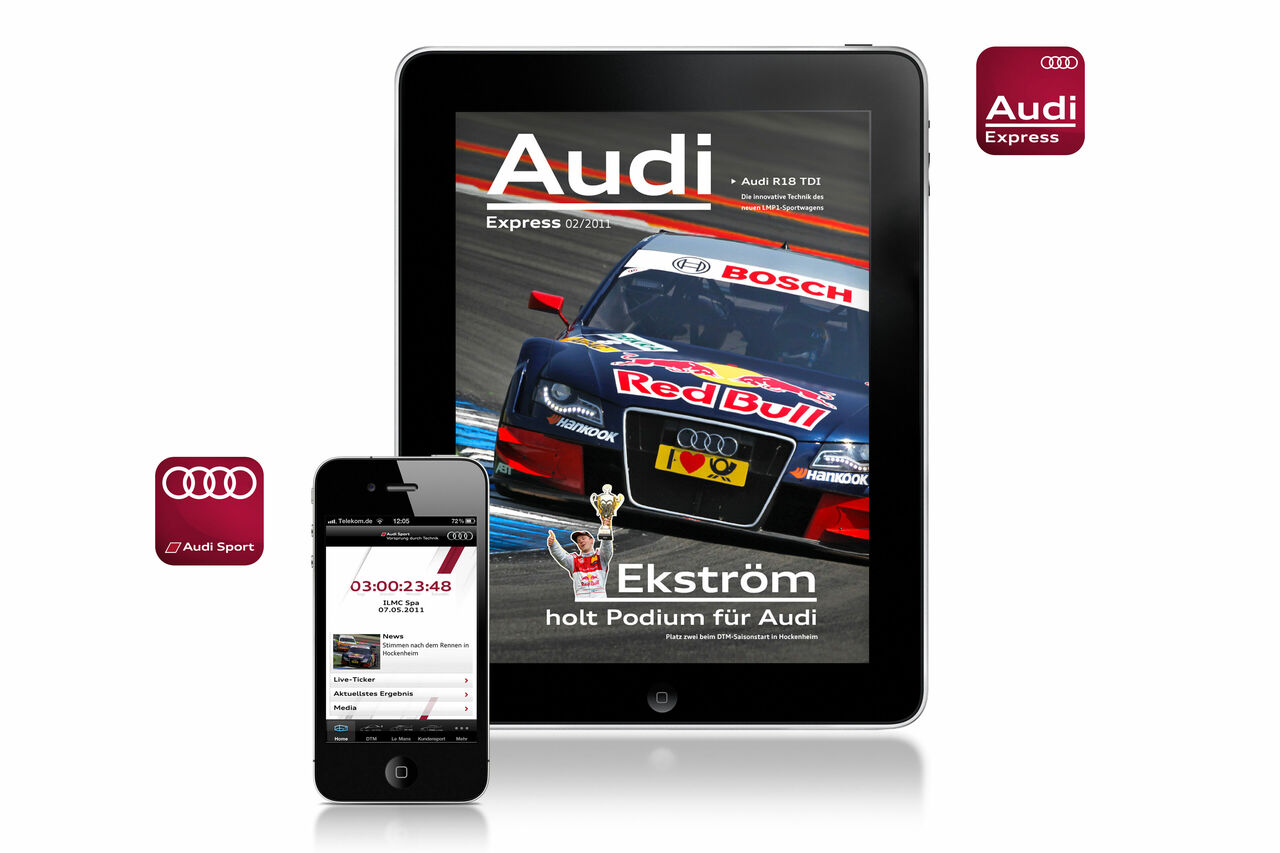 New Audi Apps for motorsport fans | Audi MediaCenter