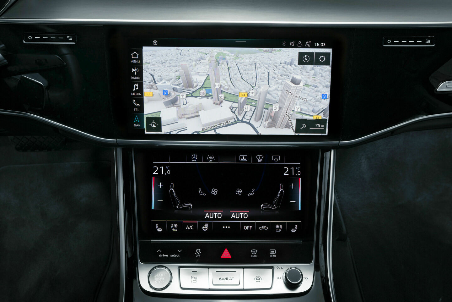 Controls, displays, infotainment | Audi MediaCenter