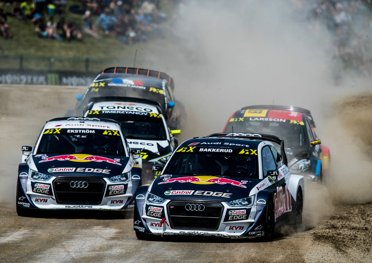 Rallycross: mixed feelings at EKS Audi Sport in Belgium | Audi MediaCenter