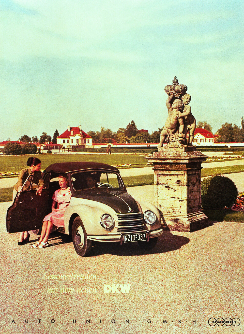 DKW F89 Meisterklasse Cabriolet; Zweizylinder-Zweitaktmotor, 700 ccm, 23 PS. | Audi MediaCenter