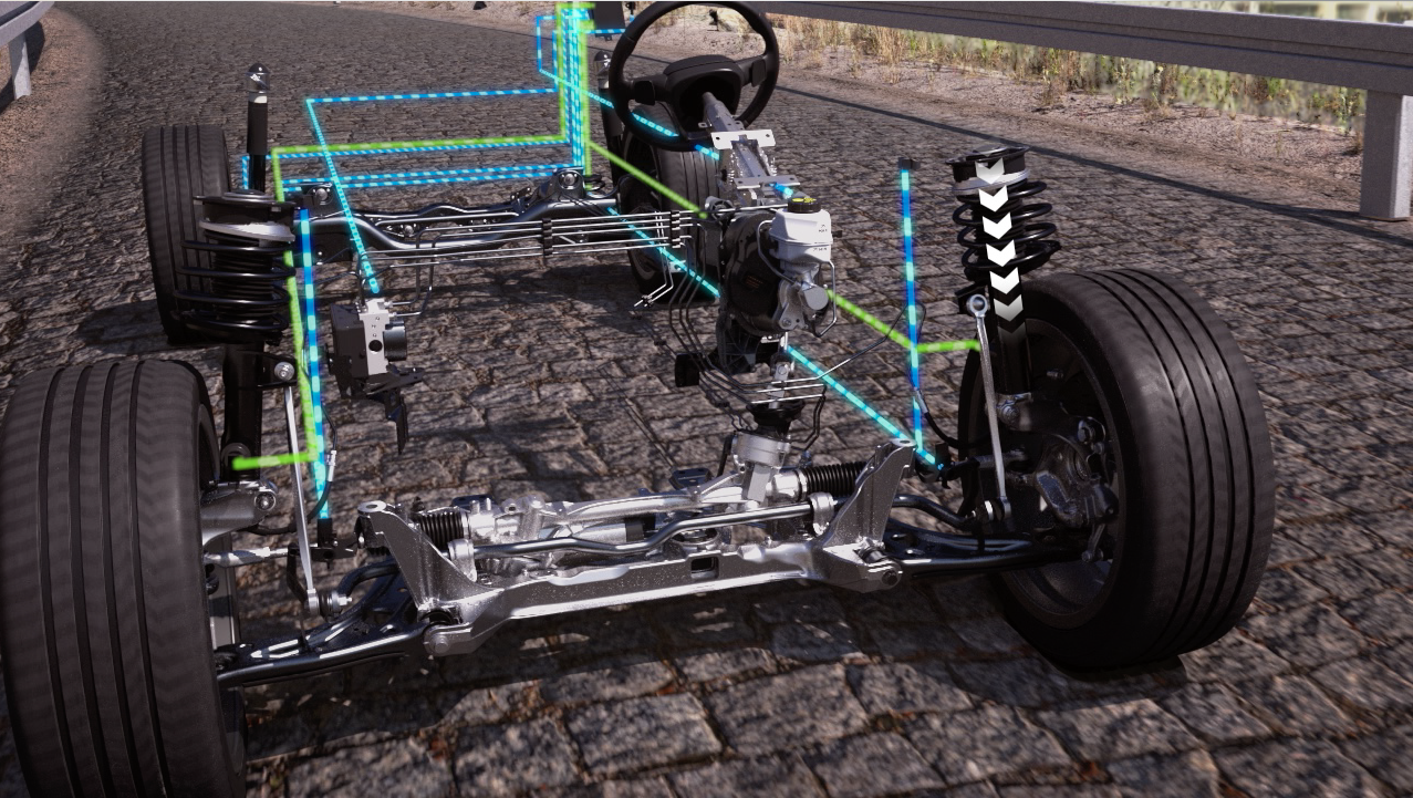 Audi A3 Sportback Animation Fahrwerk | Audi MediaCenter