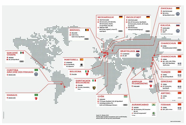 Audi Konzern weltweit | Foto | Audi MediaCenter