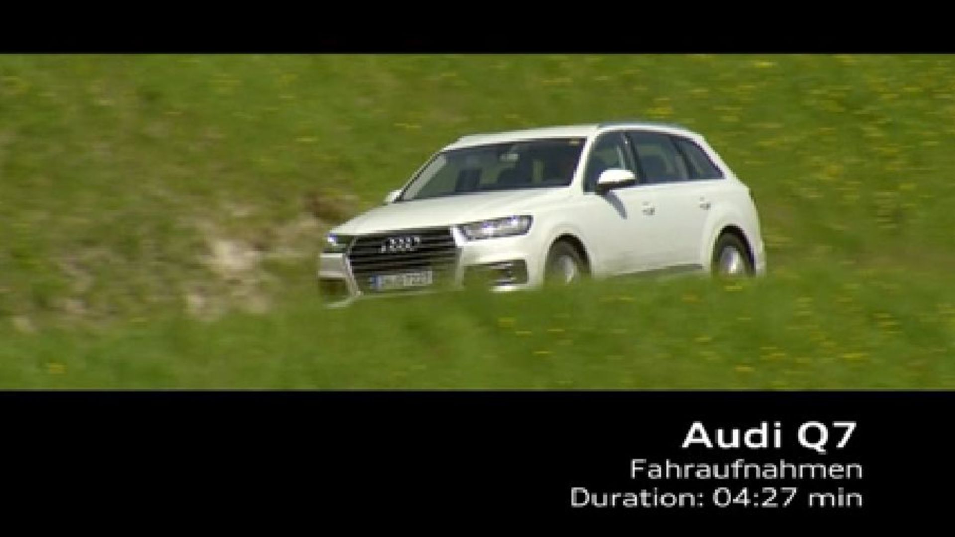 Audi Q7 Fahraufnahmen- Footage | Video | Audi MediaCenter