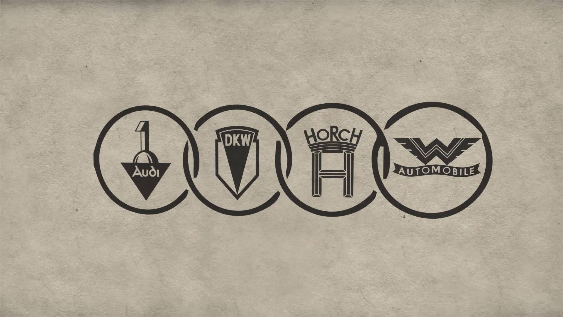 So werden die Vier Ringe zum Audi-Markenzeichen: Auto Union AG vor 90 ...