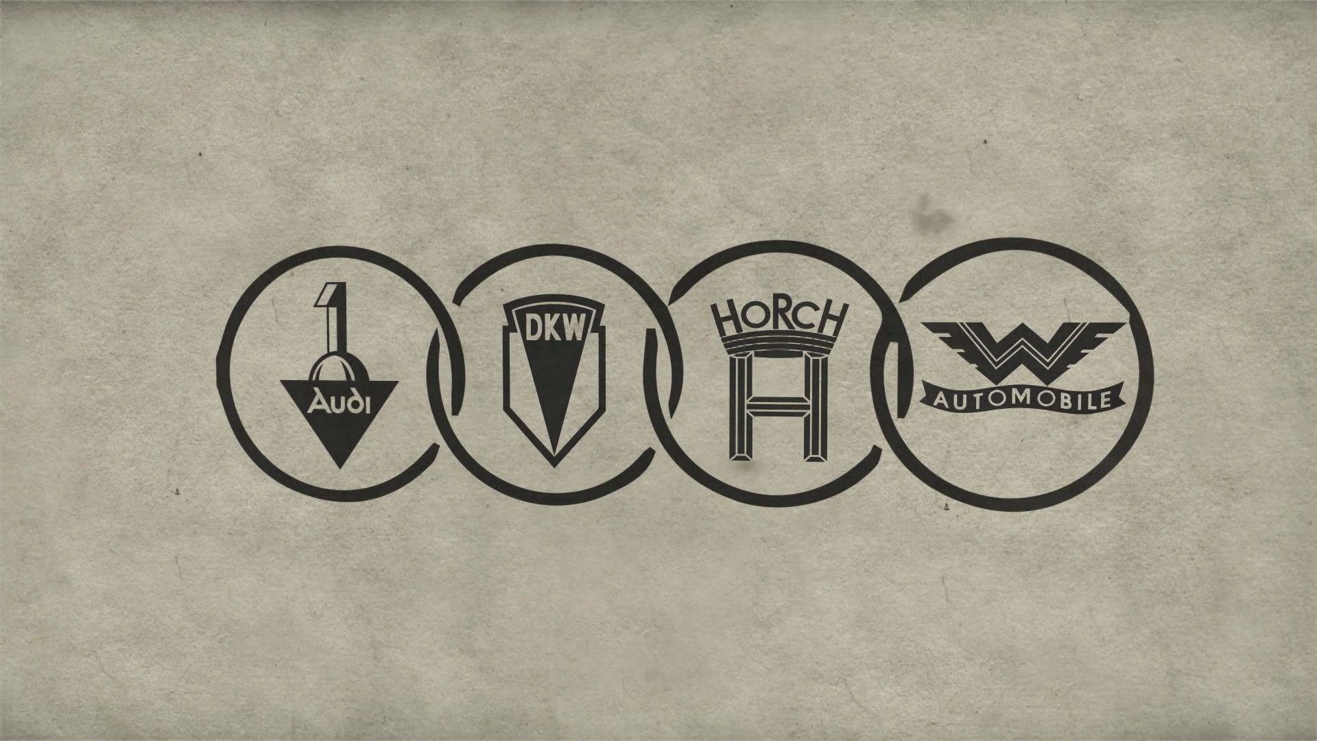 How the four rings became the Audi trademark: Auto Union AG founded 90 ...