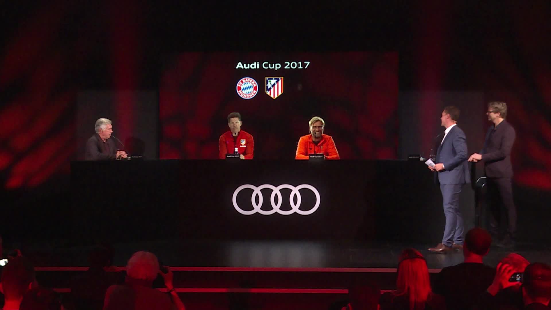 Audi Cup 2017 hologram press conference | Video | Audi MediaCenter
