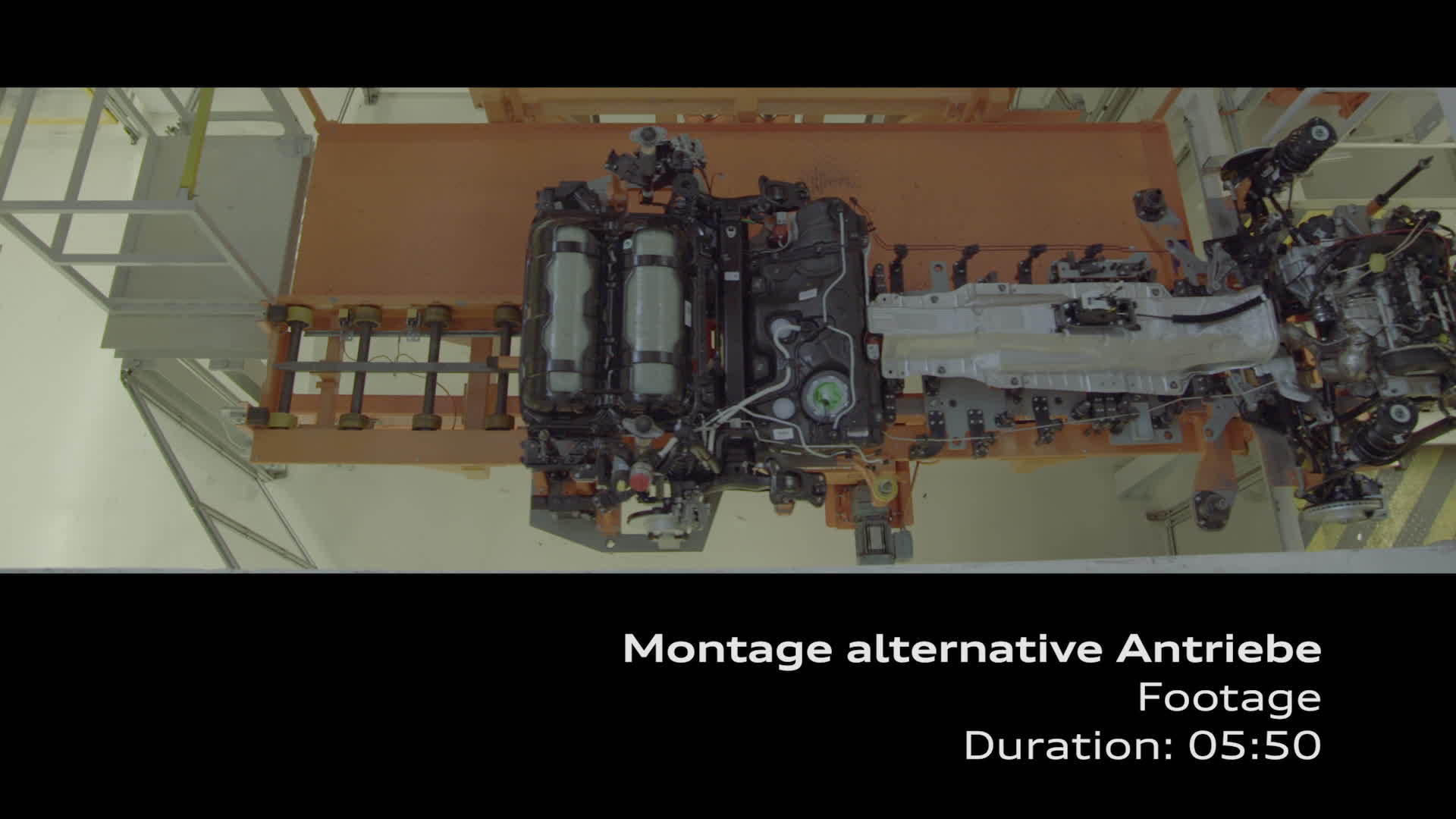 Footage assembly alternative drive systems | Video | Audi MediaCenter