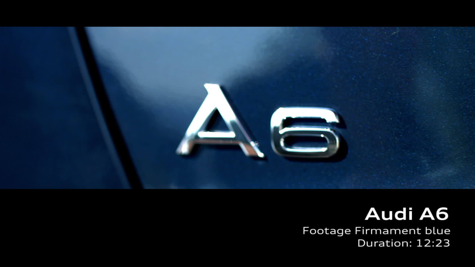 Audi A6 (bis 2025) Firmamentblau – Footage | Video | Audi MediaCenter