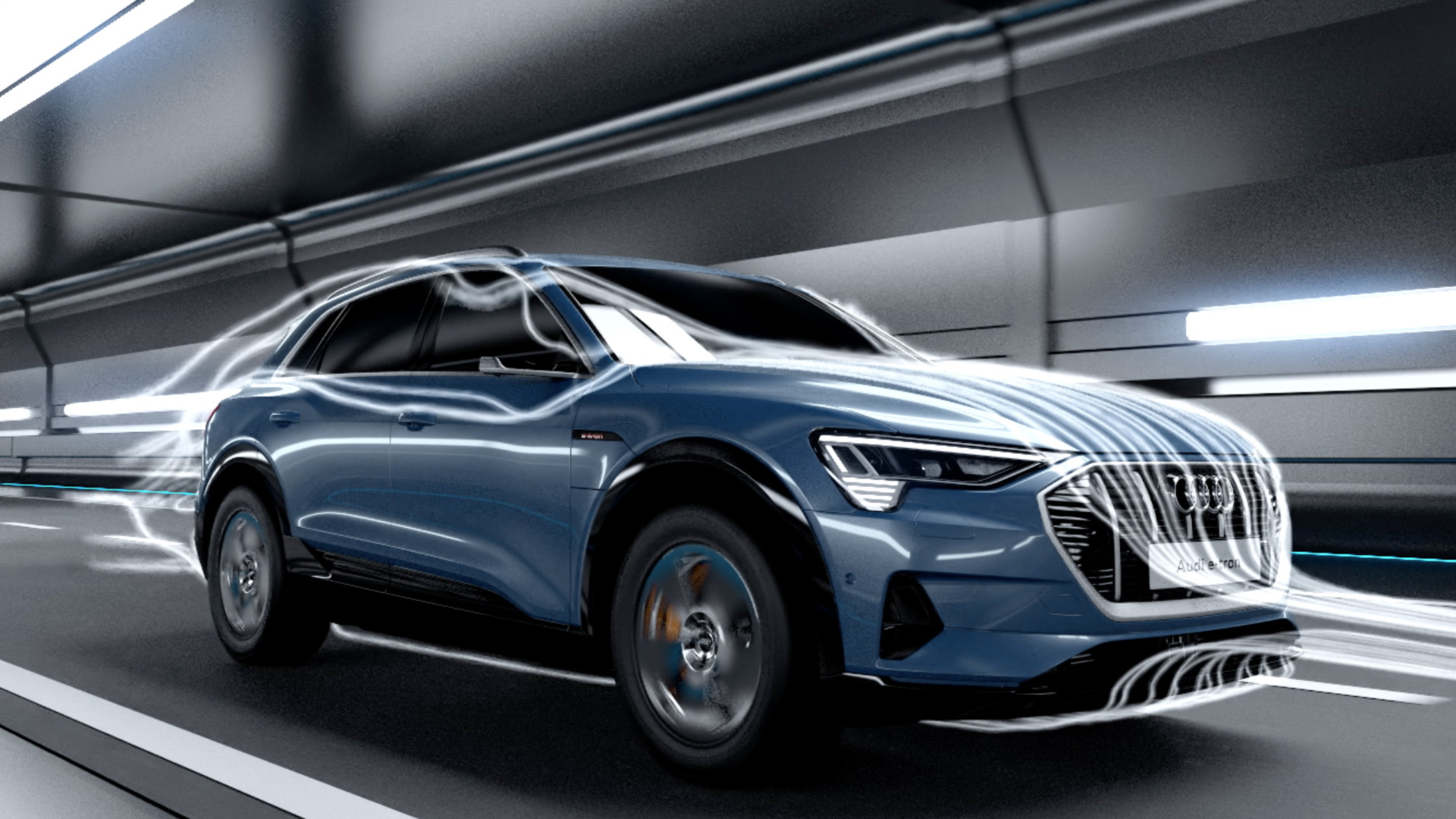 Aerodynamics of the Audi e-tron (animation) | Video | Audi MediaCenter
