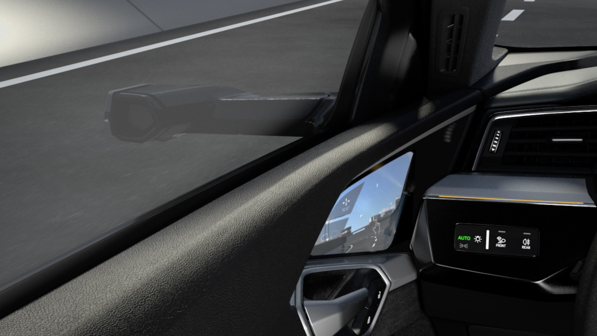 Virtual exterior mirrors of the Audi e-tron (animation) | Video | Audi ...