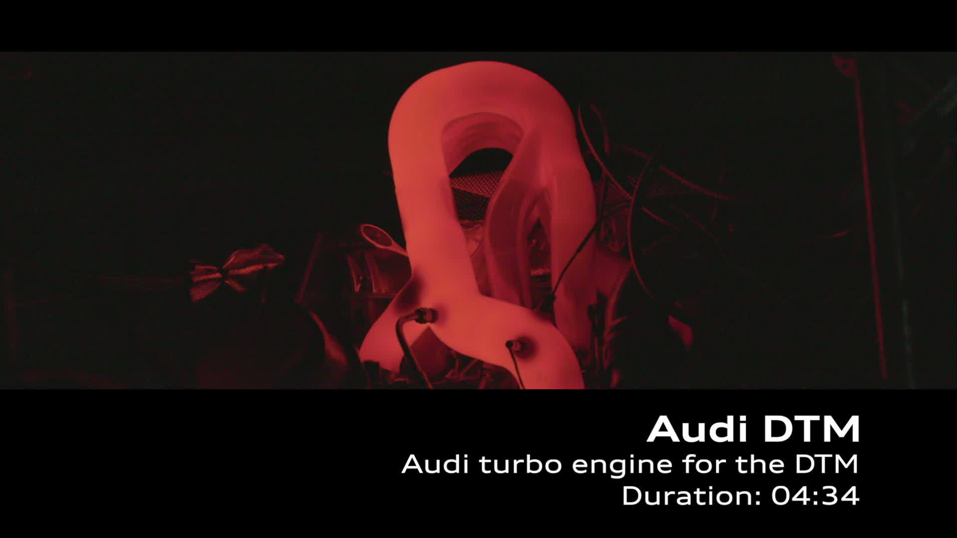 Footage: The new Audi turbo engine for the DTM | Video | Audi MediaCenter