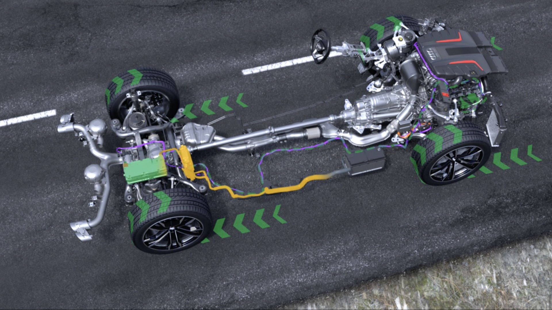 Audi SQ8 MHEV with electric powered compressor (EPC) (Animation ...