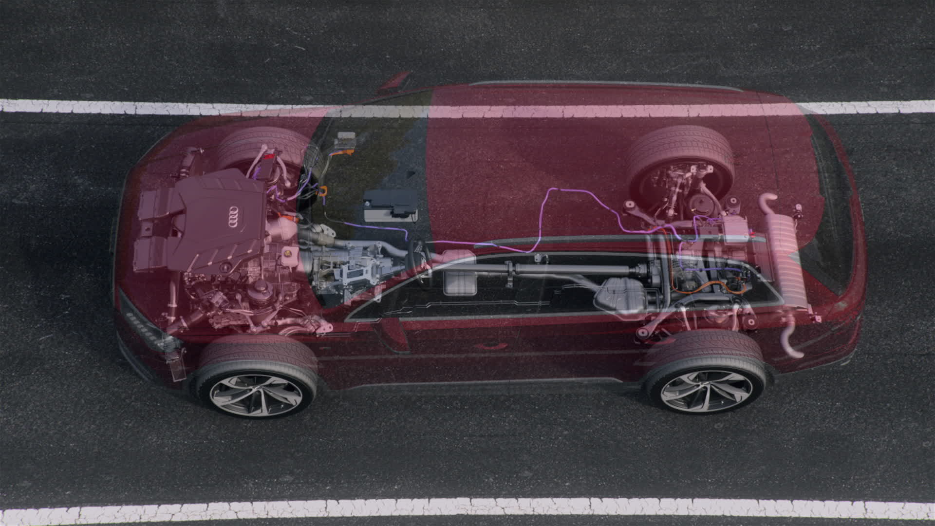 Audi Q7 Mild-Hybrid-System 48V (Animation) | Video | Audi MediaCenter