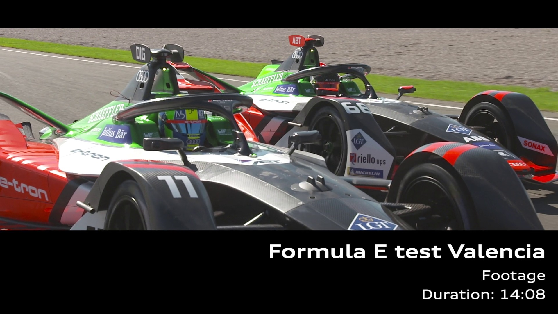 Formula E Season 6 Valencia Test (Footage) | Video | Audi MediaCenter