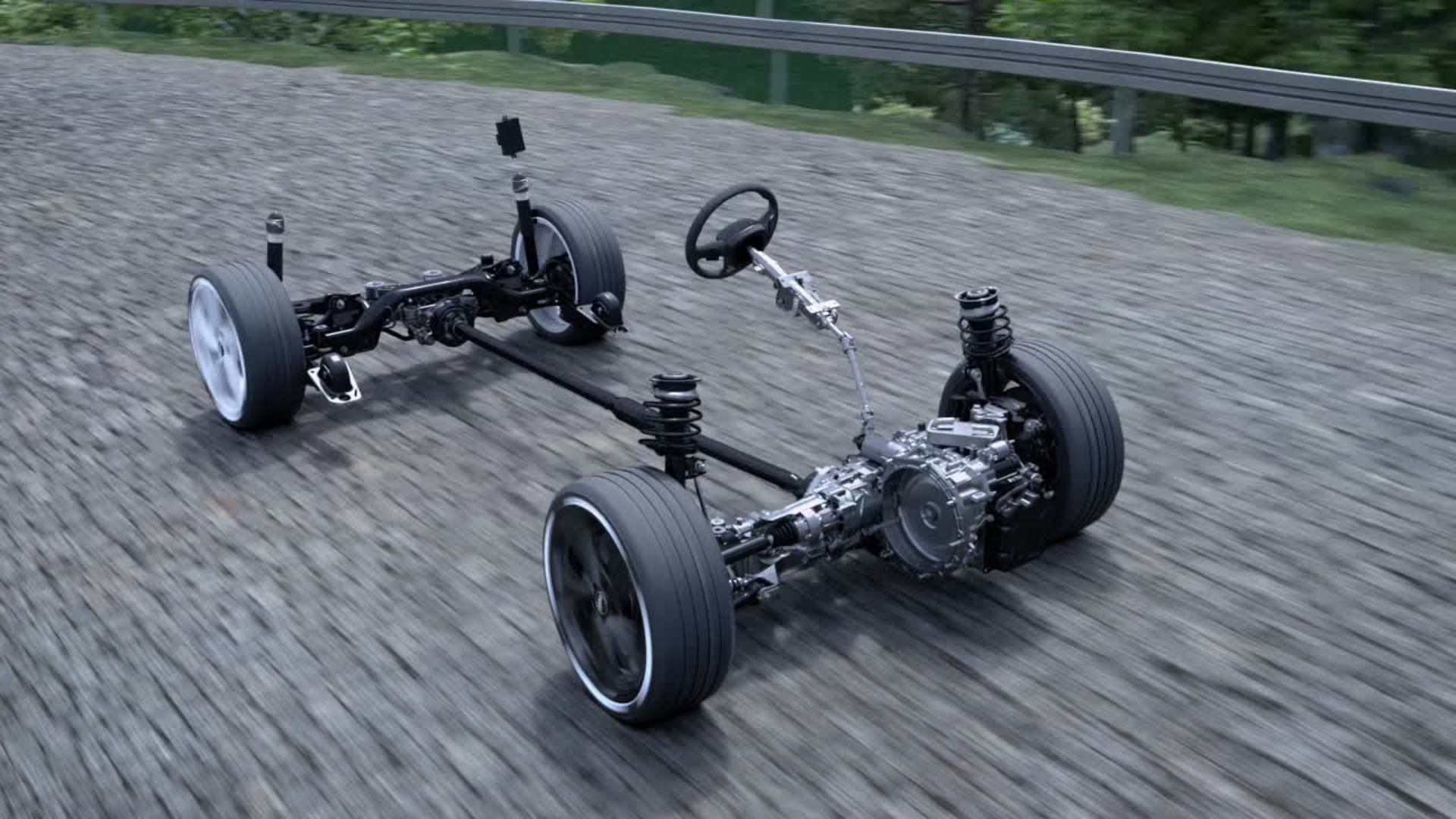 Animation: Audi A3 Sportback - Adaptiv-Fahrwerk und quattro Antrieb ...