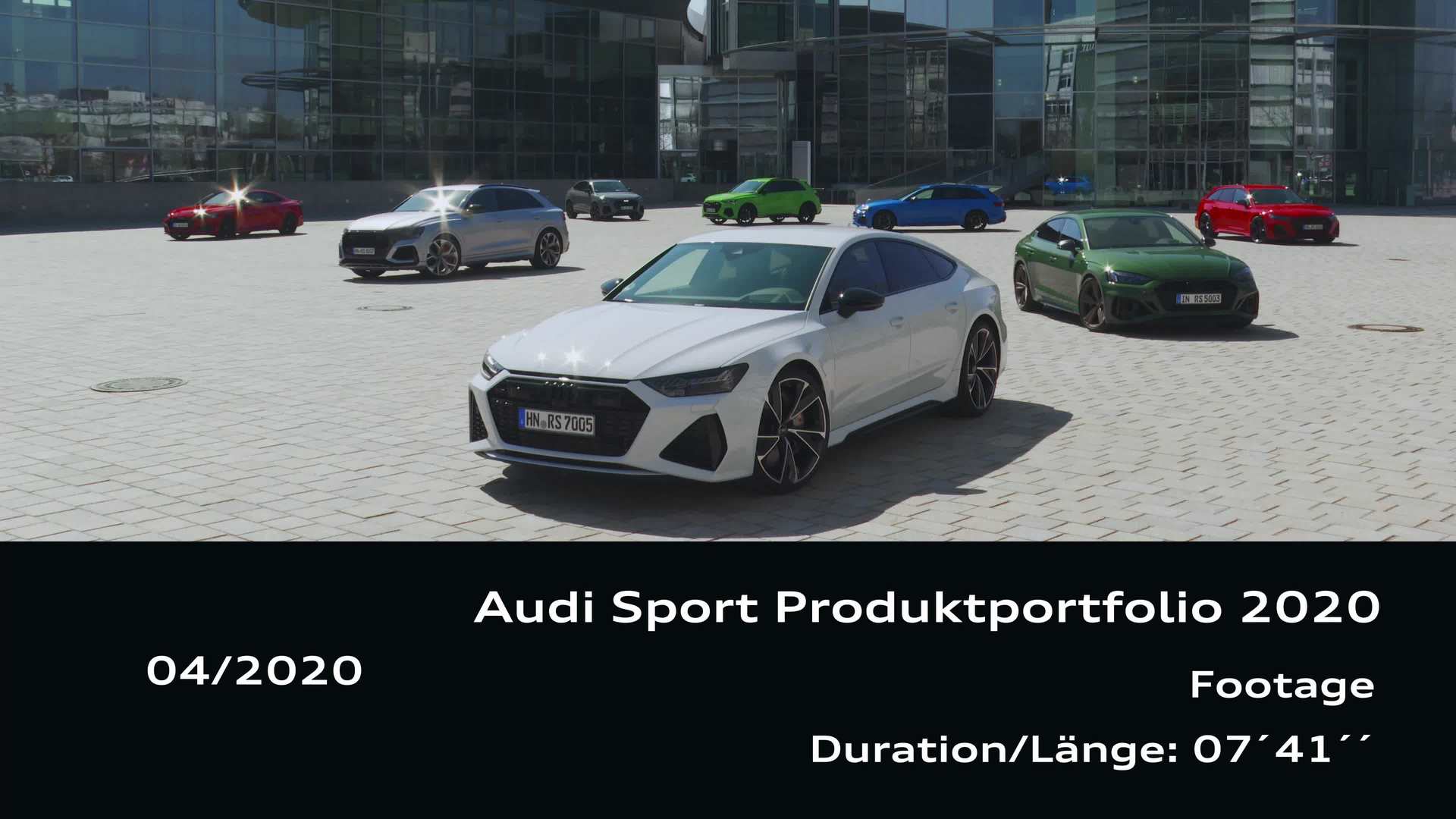 Footage: Audi Sport Product Portfolio 2020 | Video | Audi MediaCenter