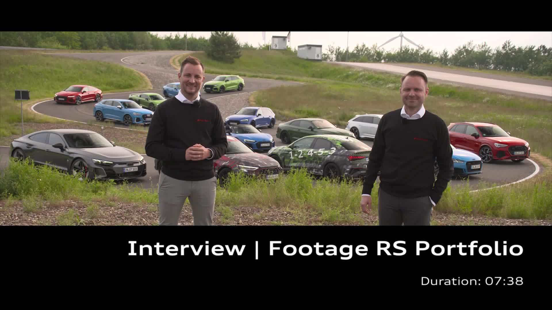 Audi Sport with the largest RS portfolio in history | Video | Audi ...