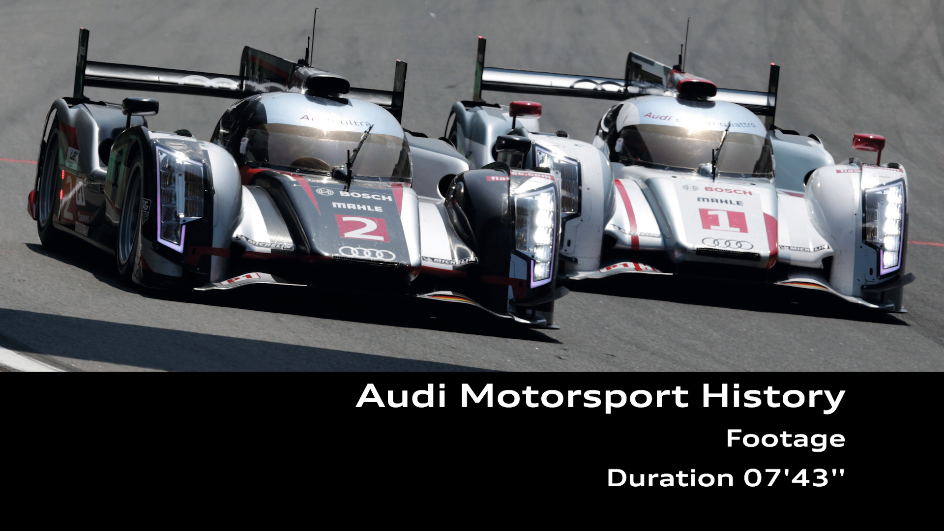 Footage: Audi Motorsport History | Video | Audi MediaCenter