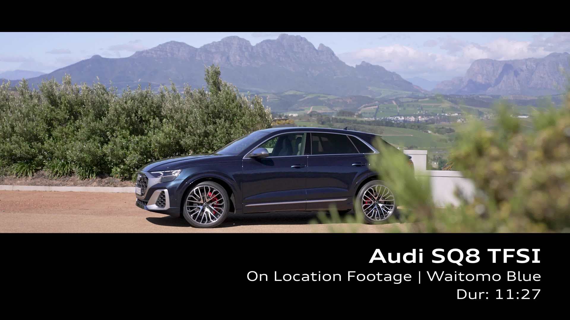 Audi SQ8 TFSI Waitomoblau – Footage | Video | Audi MediaCenter