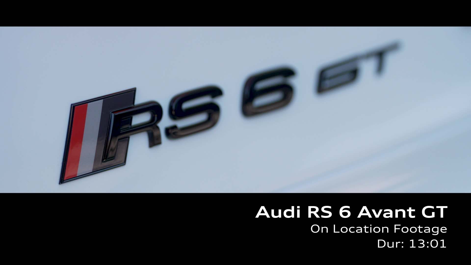 Audi RS 6 Avant GT – Footage (on location) | Video | Audi MediaCenter
