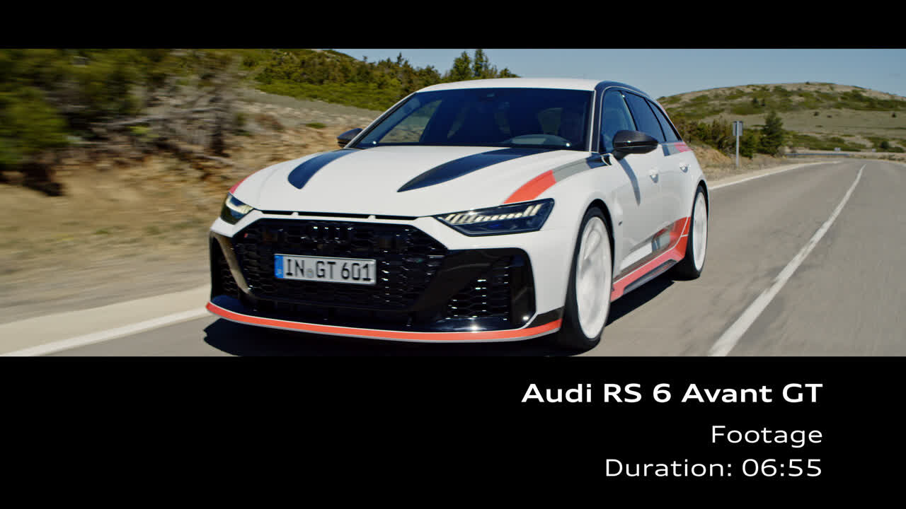Audi RS 6 Avant GT Creators Experience Drive - Footage (on location ...