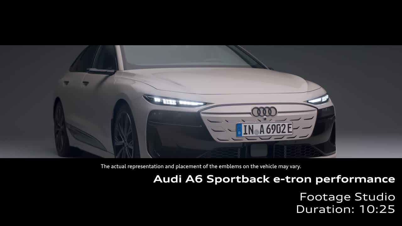 Audi A6 Sportback e-tron performance – Footage (Studio) | Video | Audi ...