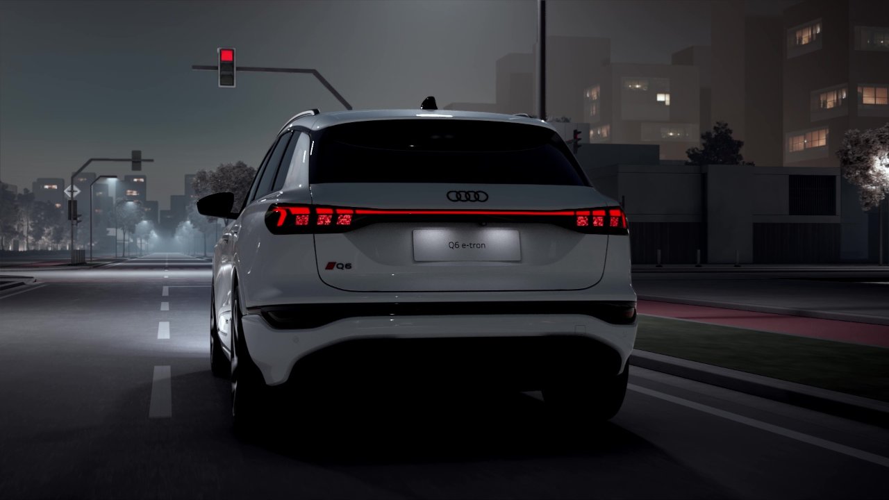 Audi Q6 e-tron – Digital OLED rear lights – Animation | Video | Audi ...