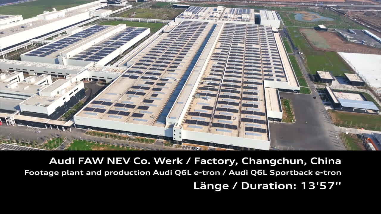 Audi FAW NEV Co. Factory Changchun – Footage | Video | Audi MediaCenter