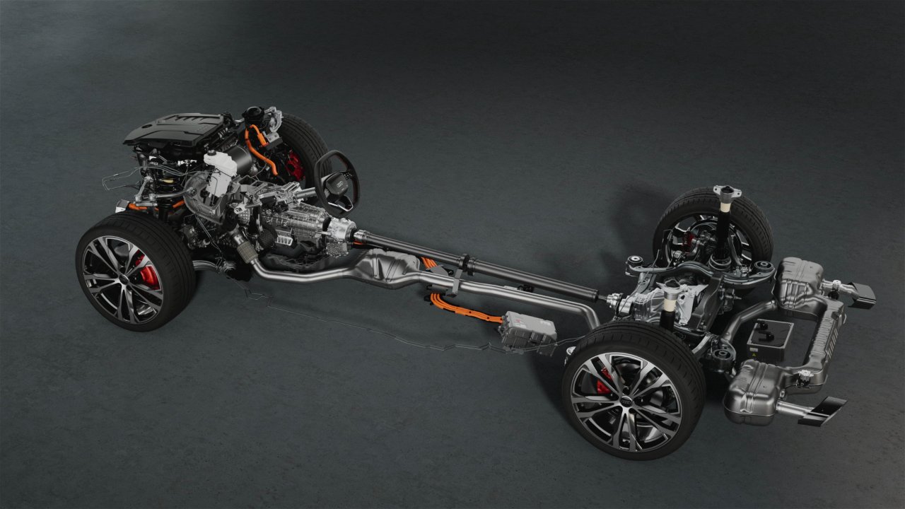 Audi A5 e-hybrid quattro – Plug-in hybrid powertrain – Animation ...